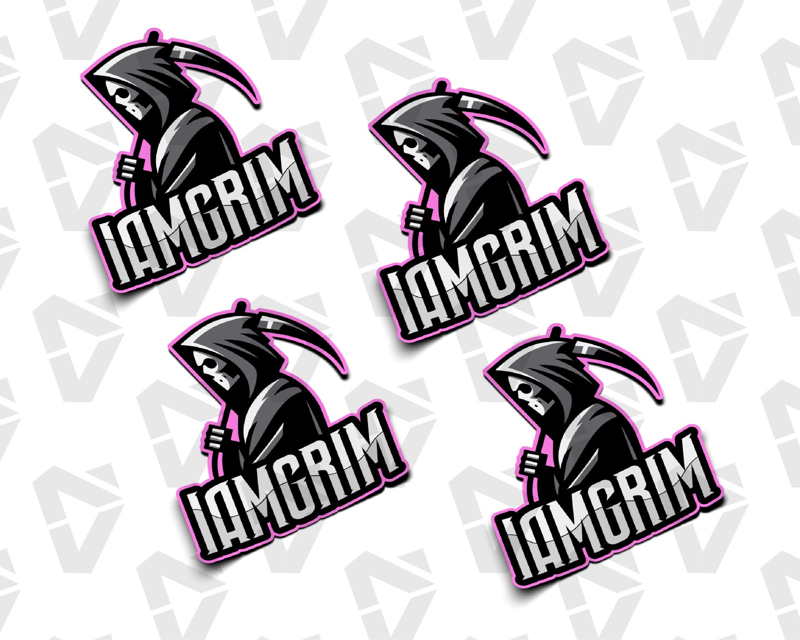 Grim Reaper Mascot Logo | Vector | Esports Gaming Logo | Customizable ...