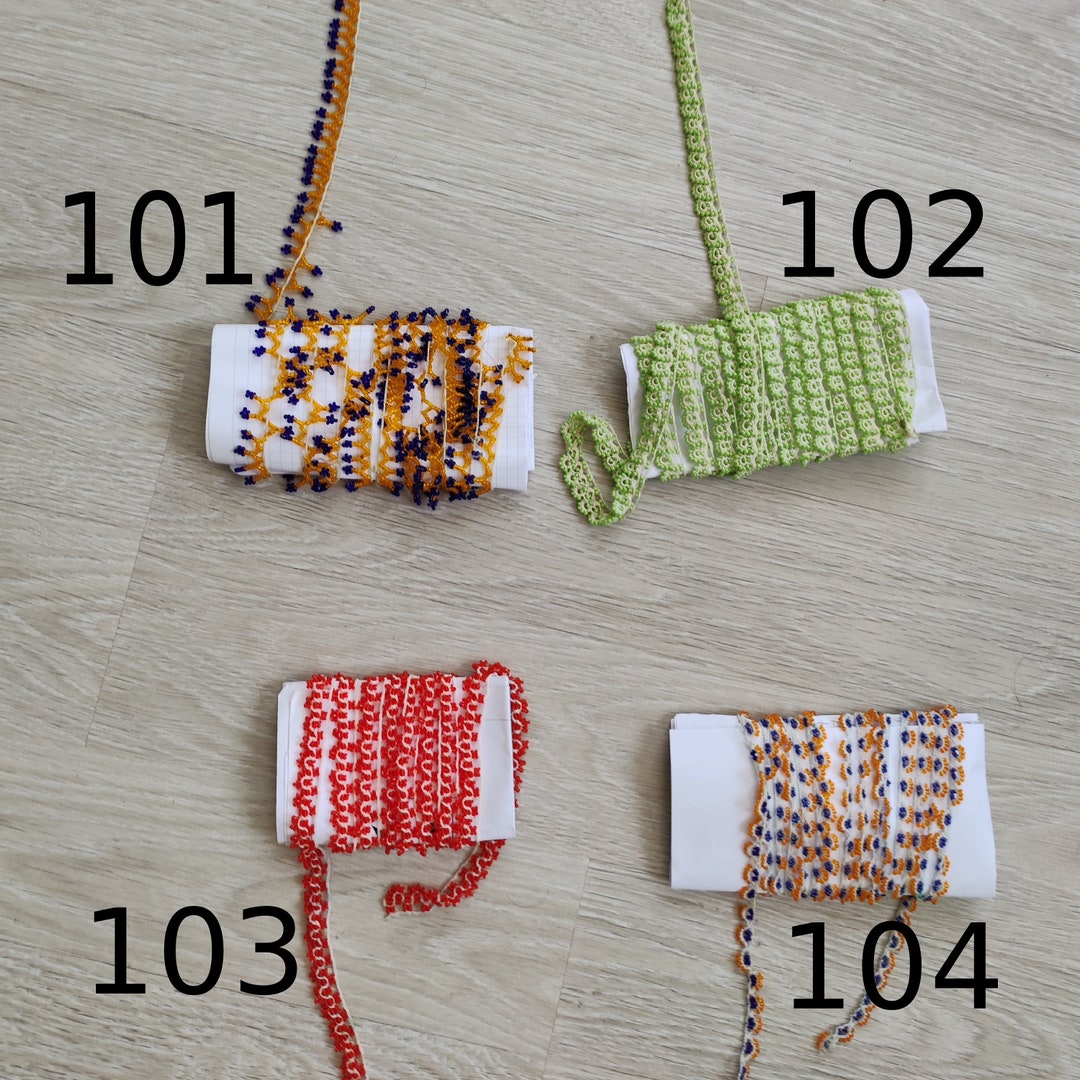 Oya, Vintage Turkish Oya, Turkish Needle Lace, Turkish Bead Lace, Old ...