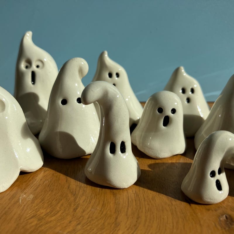 Ceramic Ghosts - Etsy