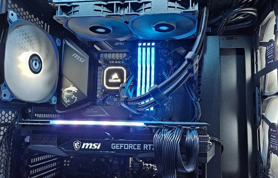 3D Printed Corsair AIO Radiator Tube Comb | Adjustable Cable Management ...