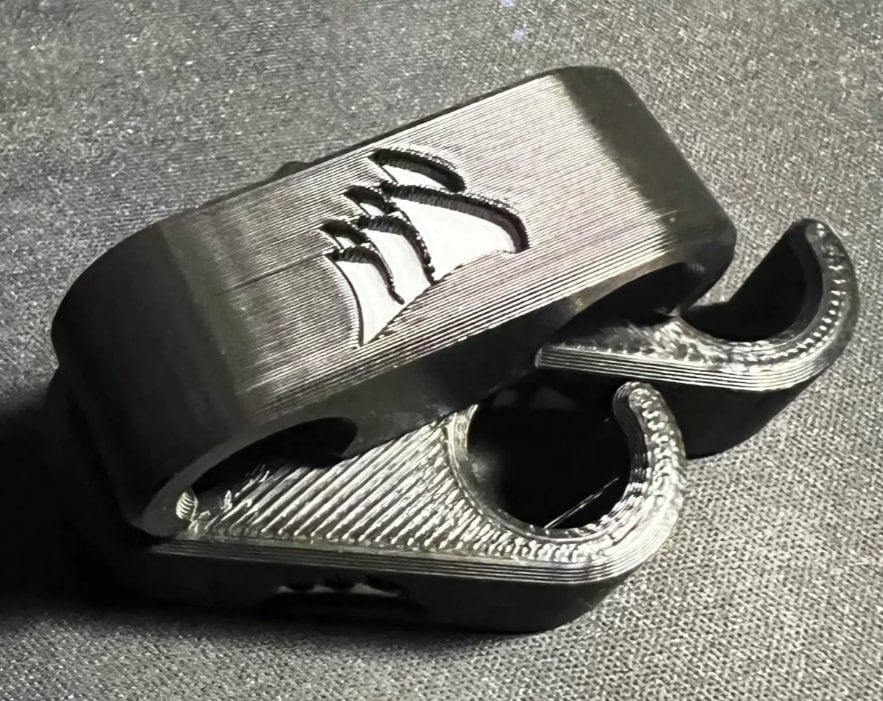 3D Printed Corsair AIO Radiator Tube Comb | Adjustable Cable Management ...