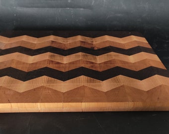 Chevron Butcher Block | Etsy