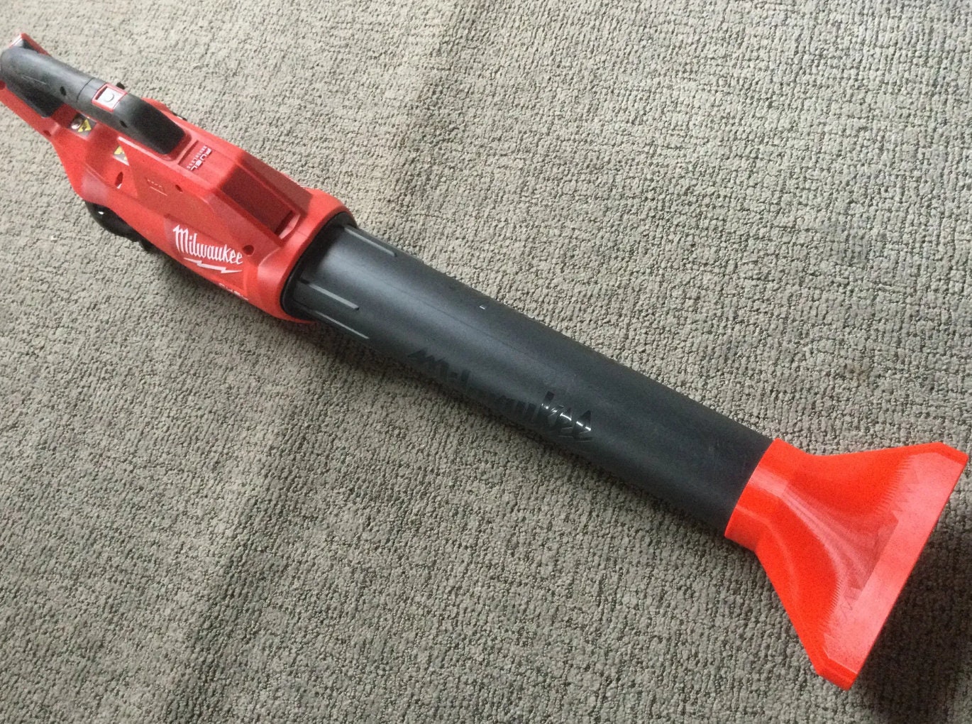 3D Printed Milwaukee Blower Leaf Attachment | Enhanced Airflow for ...