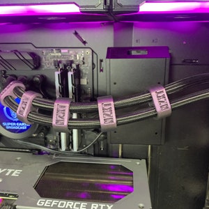 3D Printed NZXT AIO Tube Comb: Adjustable PC Cable Management - Etsy