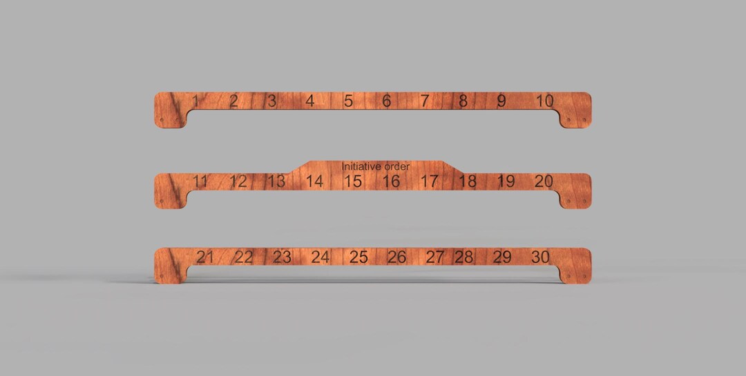 DM Screen Initiative Ruler (set of 3) | Streamline Turn Order for Dnd ...