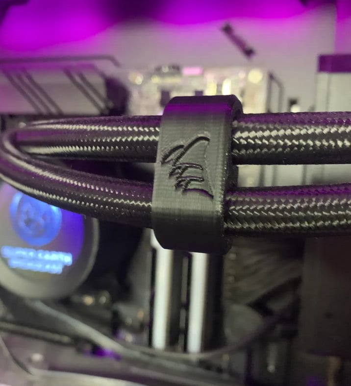 3D Printed Corsair AIO Radiator Tube Comb | Adjustable Cable Management ...