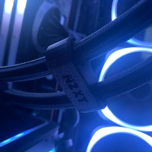 3D Printed NZXT AIO Tube Comb: Adjustable PC Cable Management - Etsy
