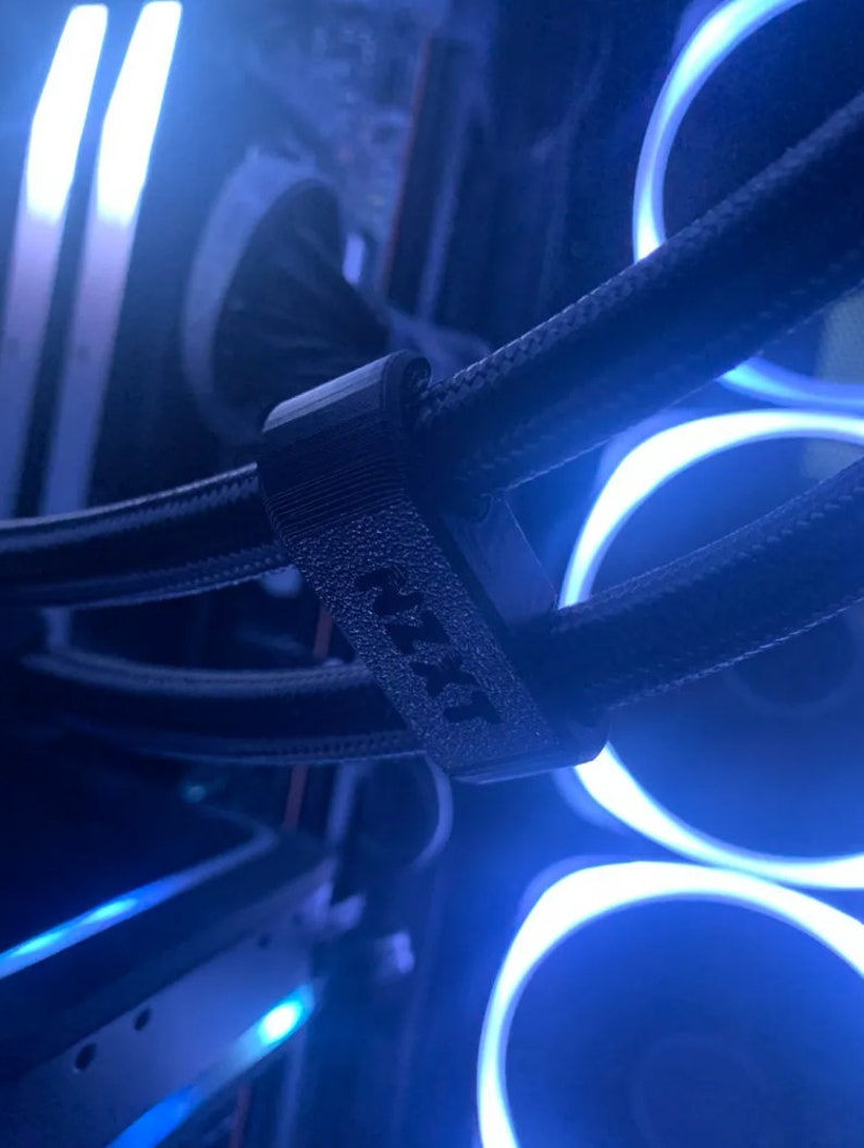 3D Printed NZXT AIO Tube Comb: Adjustable PC Cable Management - Etsy