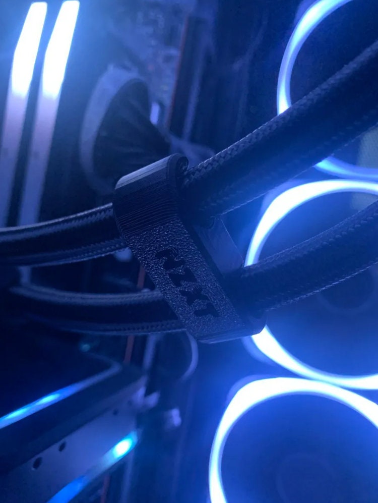 3D Printed NZXT AIO Tube Comb: Adjustable PC Cable Management - Etsy