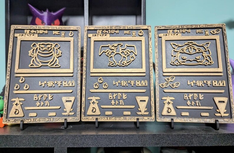 Pokemon Ancient Tablets Complete Legendary Trio Set, Kanto, Legendary ...