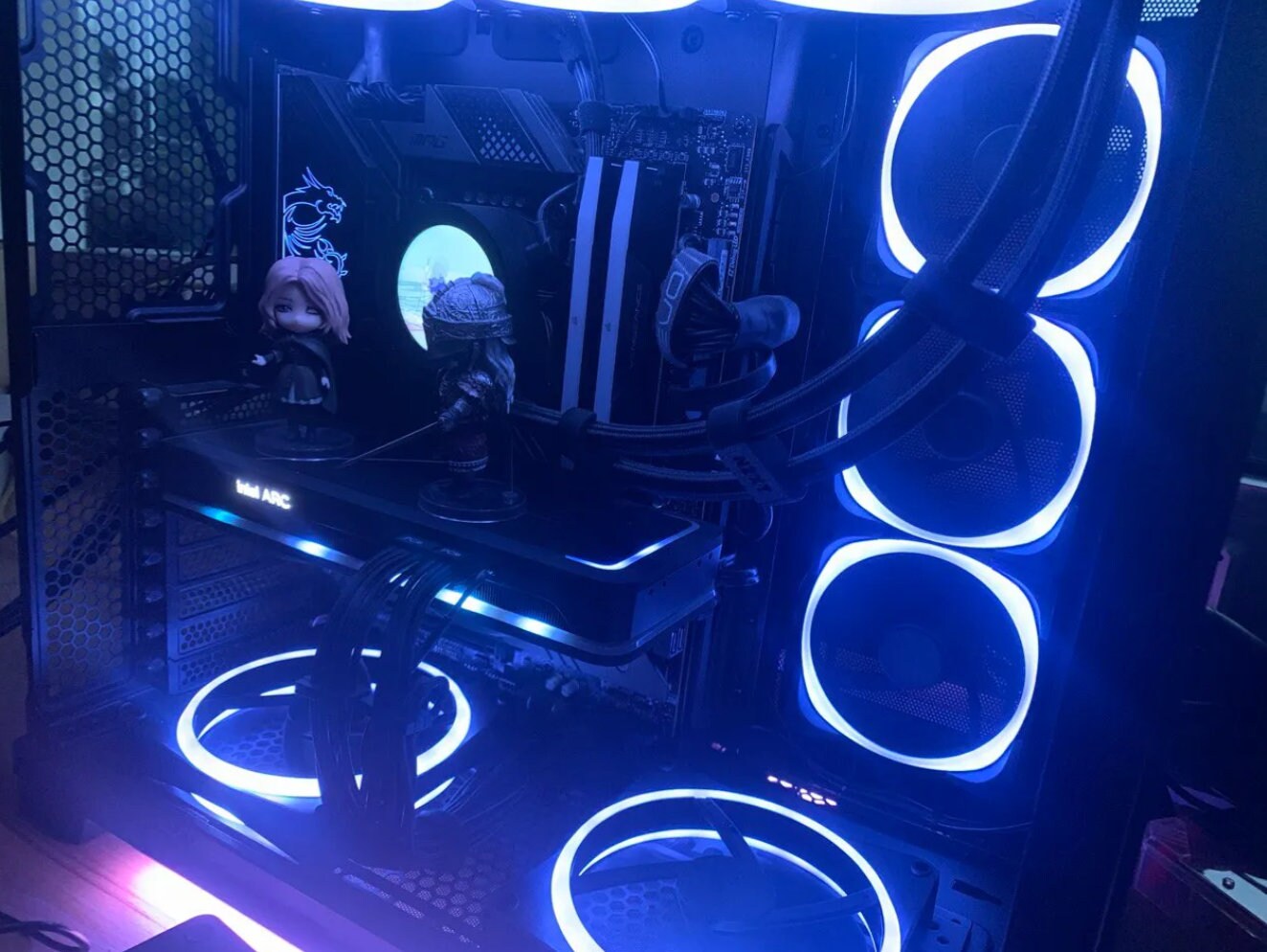 3D Printed NZXT AIO Tube Comb: Adjustable PC Cable Management - Etsy