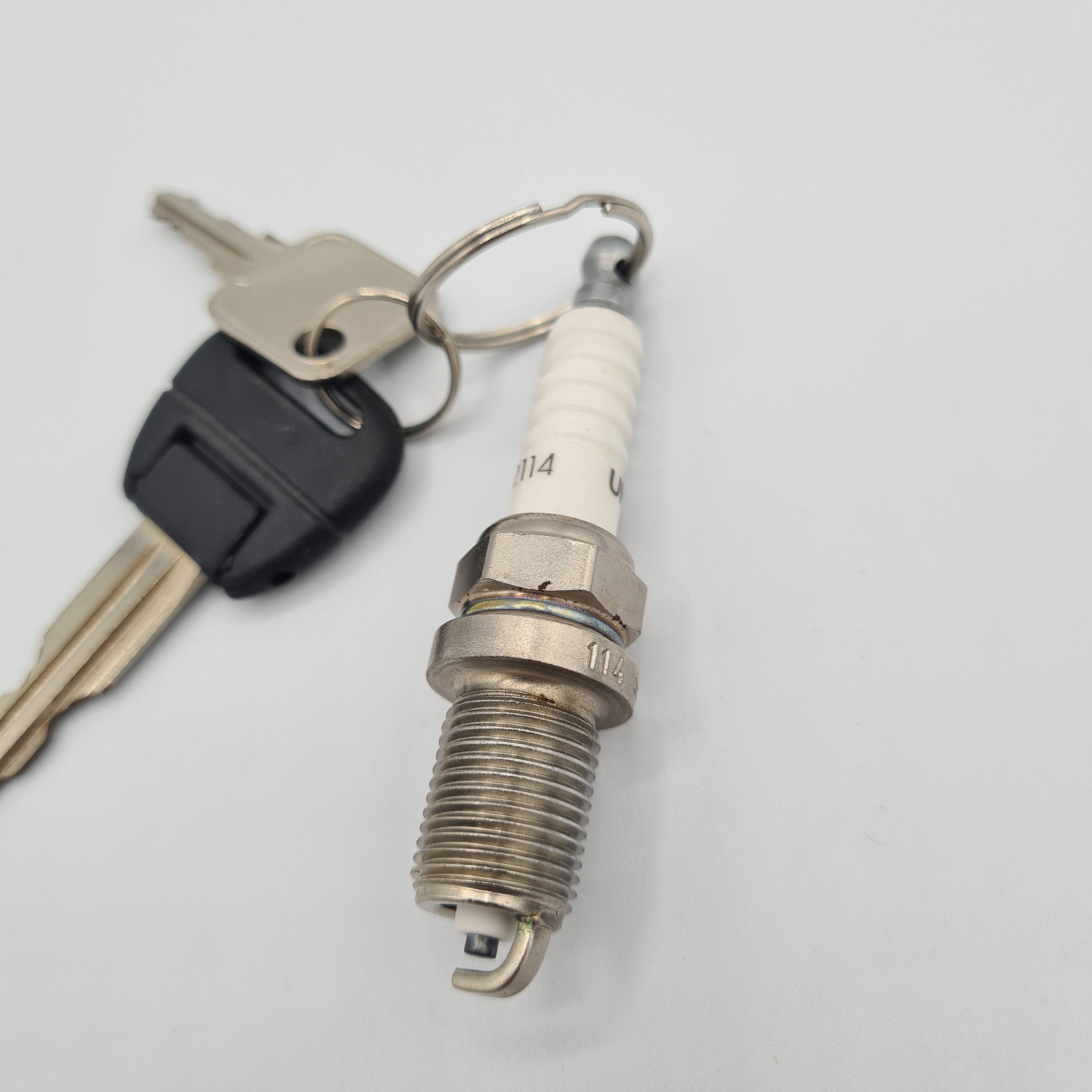 Spark Plug Keyring Petrol Car Engine Spark Plug Handmade Into - Etsy UK