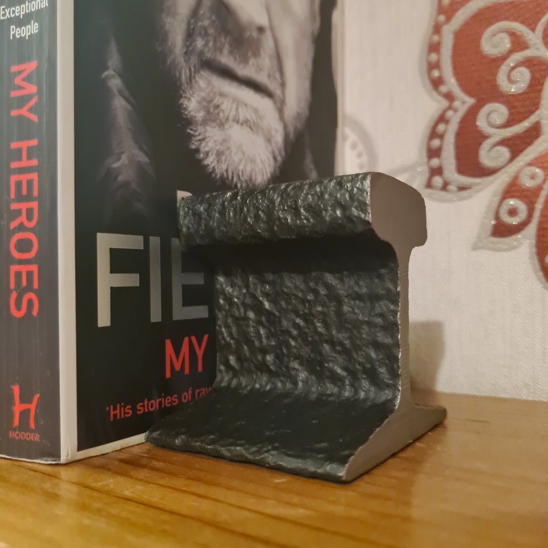 Railway Line Bookends. Narrow Gauge Railway Track Shelf Stops ...