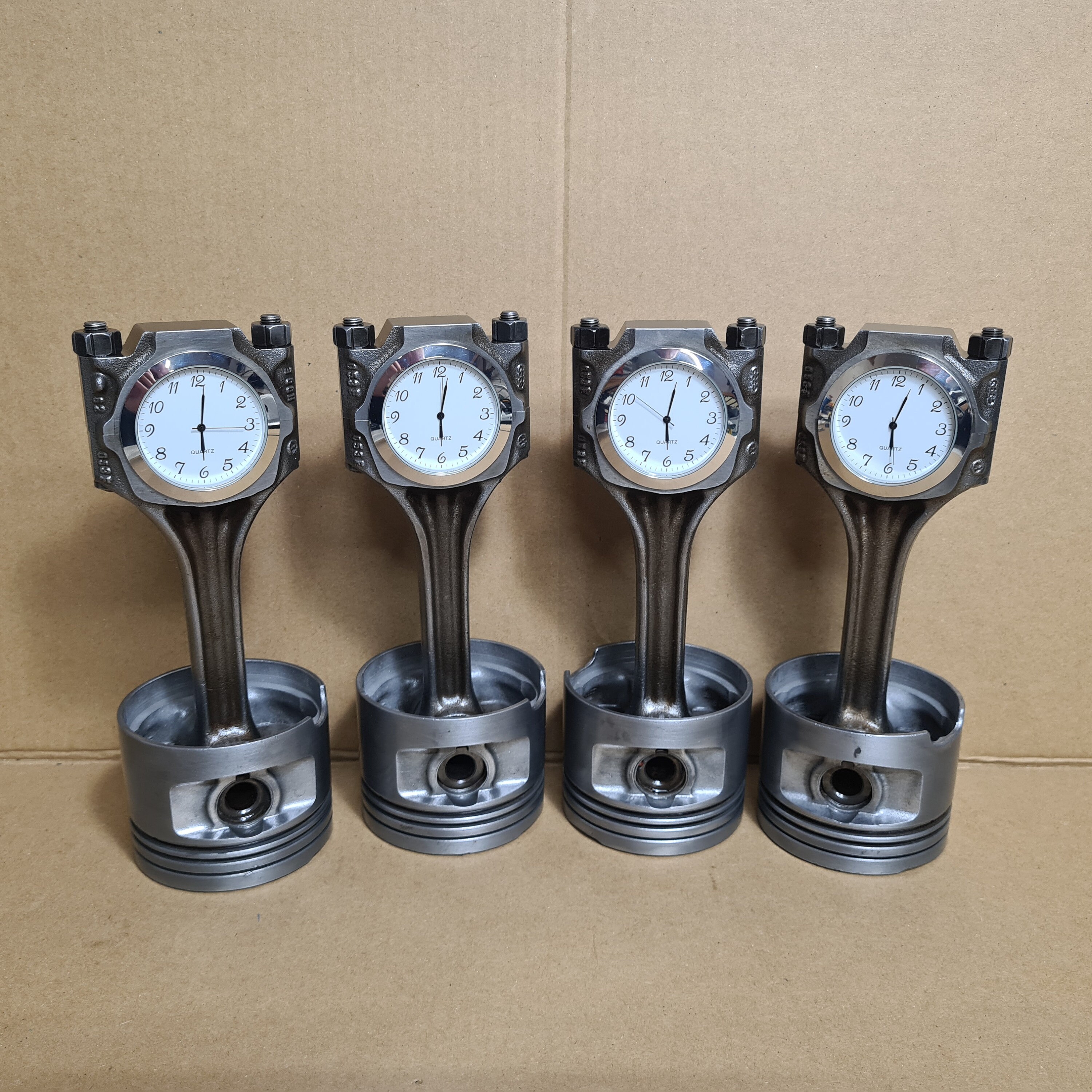 Tabletop Upcycled Carpart Clock. Vw/audi 1.8t Piston Clock. - Etsy UK