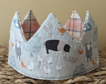 DIY Coloring Mask, Printable Paper Crown Kit, Kids Birthday Party ...