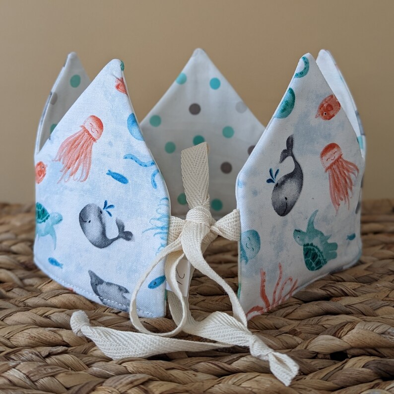 Under the Sea Creatures and Animals Themed Fabric Crowns - Etsy