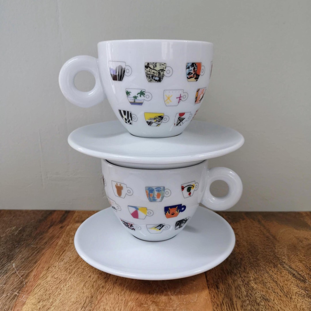 Illy Art Collection Coffee or Cappuccino Mugs | 25 Years of Illy Art ...