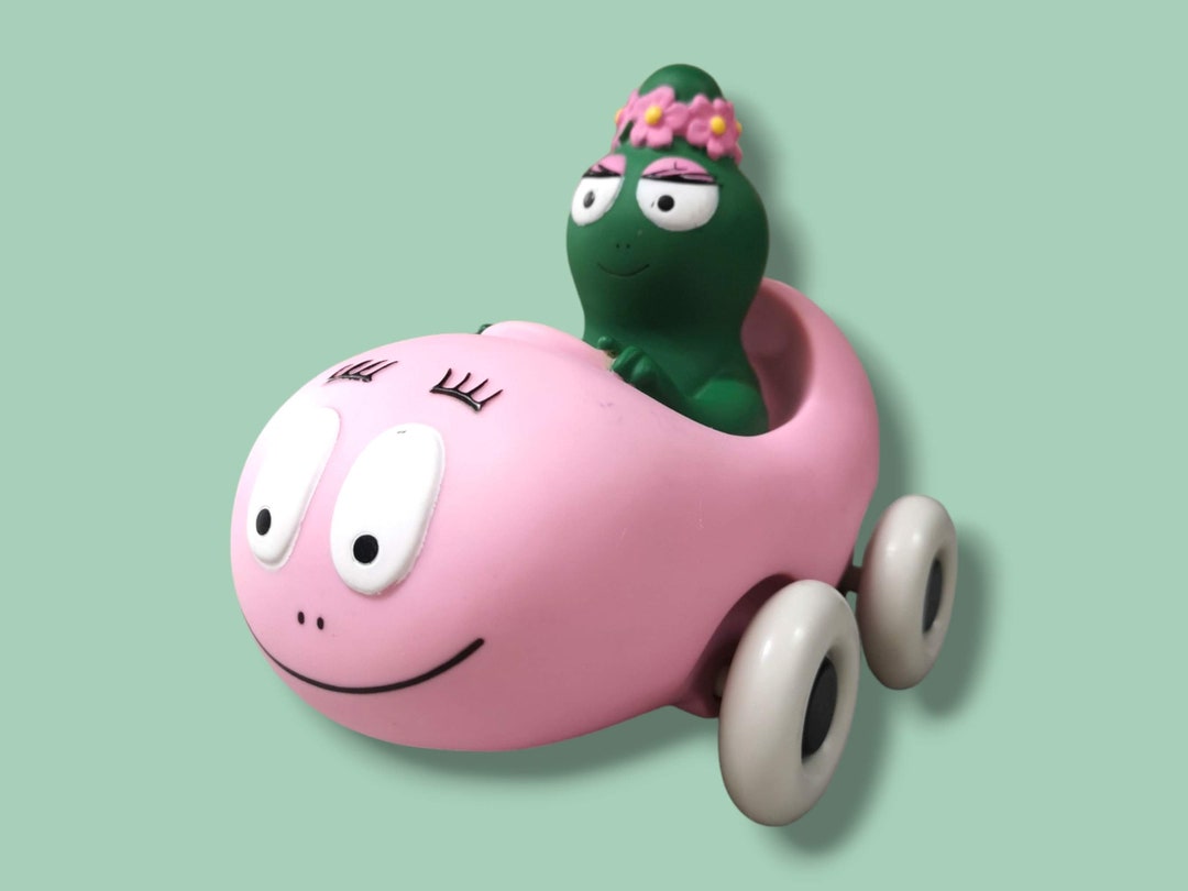 Plastoy Barbalala in Barbapapa Car Money Box | Barbapapa Money Bank ...