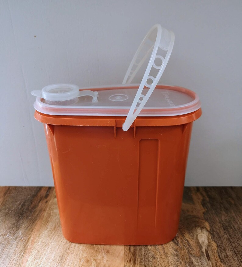 1970's Vintage Tupperware Container With Handle and Pouring Cap ...