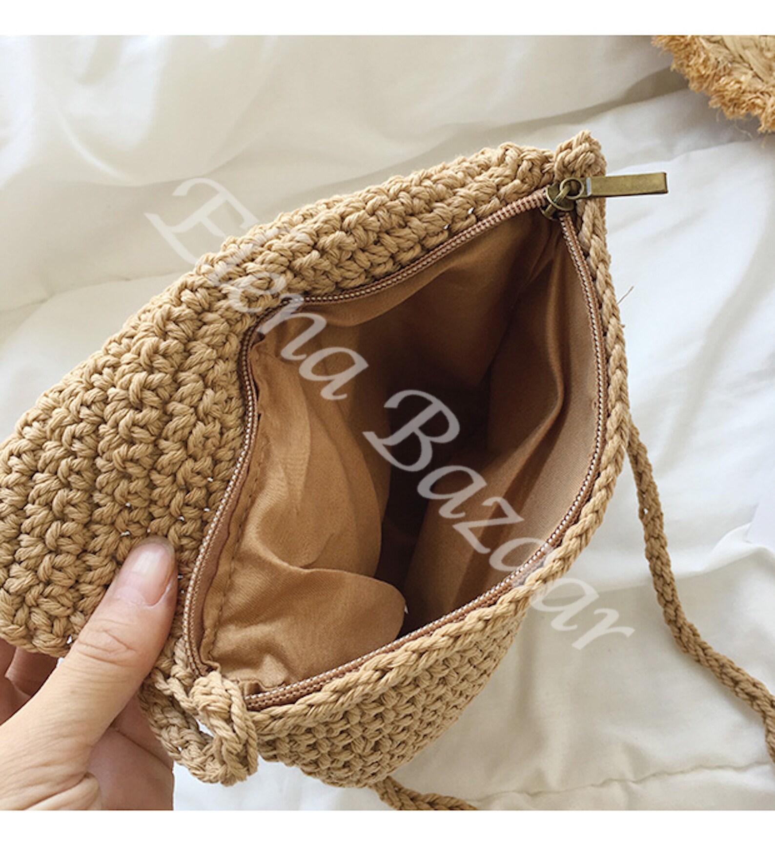Handmade Crochet Mini Purse With Tassel Hand Woven Crossbody - Etsy