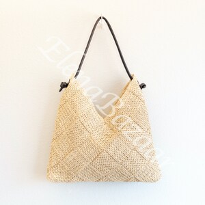 Women's Straw Weave Tote Bag, Woven Beach Bag, Fashion Casual Bag, Gift ...