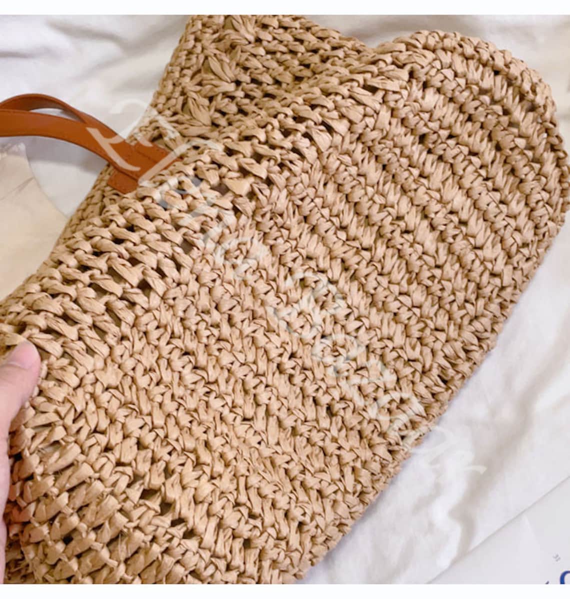 Women's Straw Weave Tote Bag Hand Woven Fashion Casual - Etsy