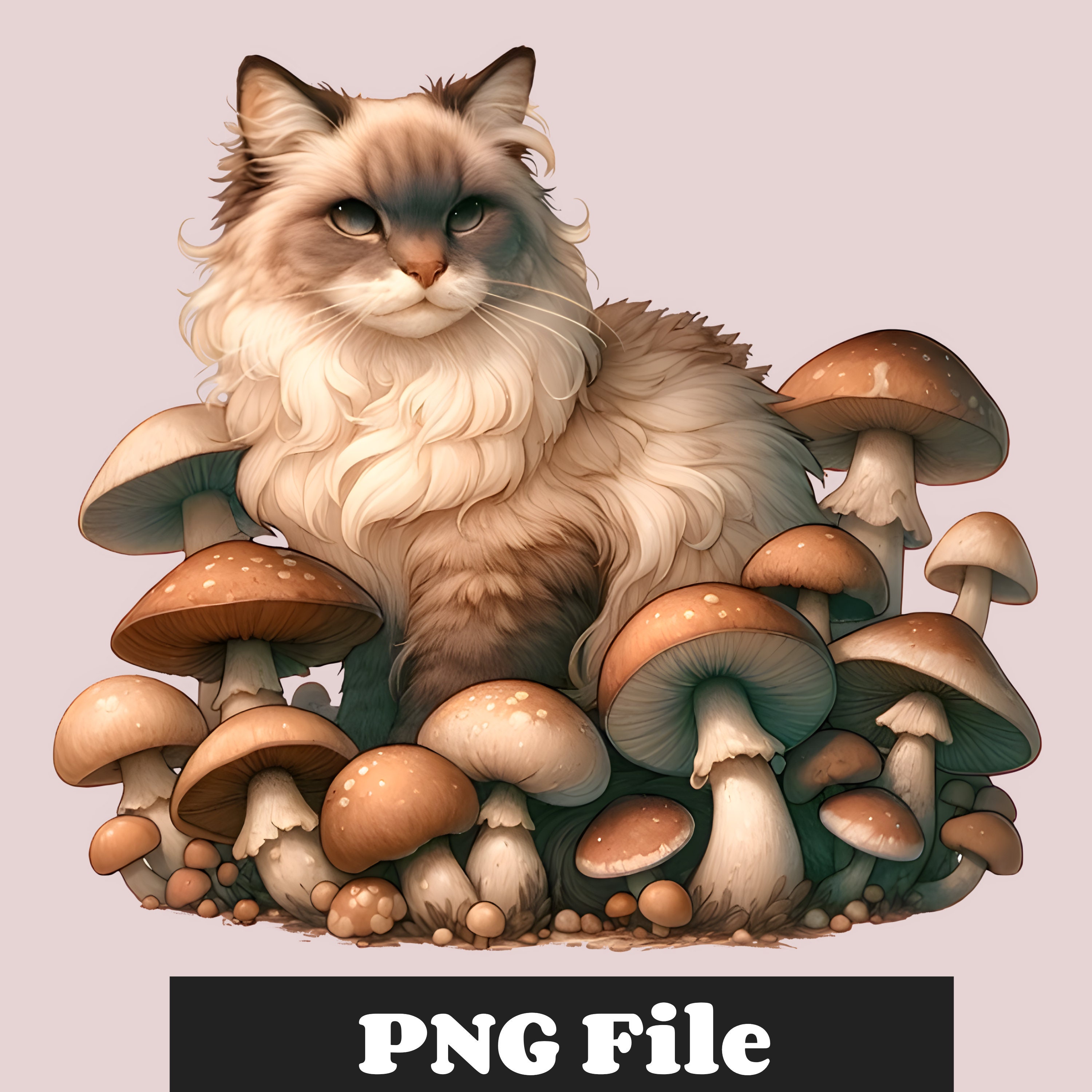 Cottagecore Cat Clipart Cottage Core Cat PNG Cat Clipart - Etsy