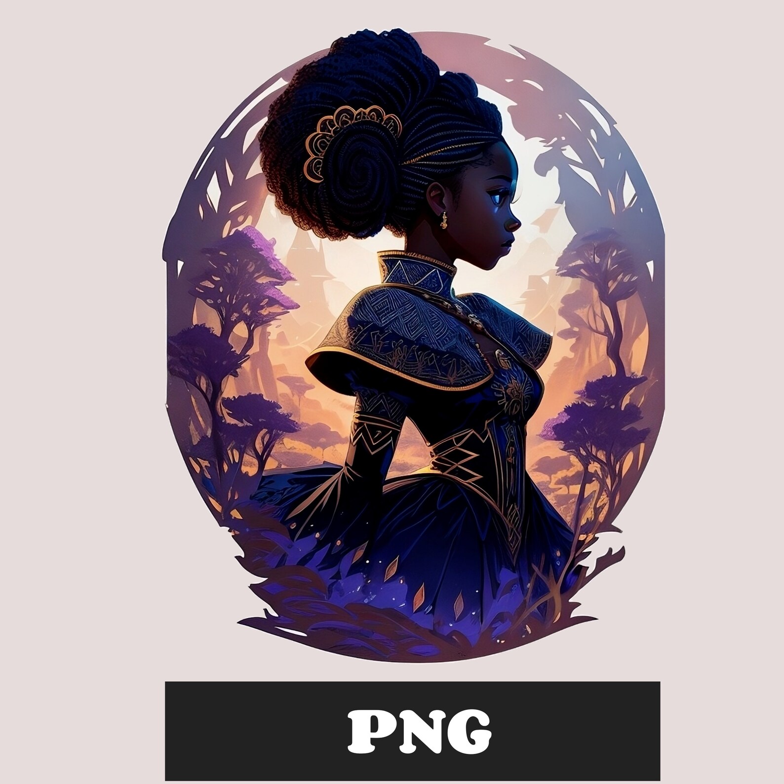 Black Princess PNG, Black Princess Clipart, African American Princess ...