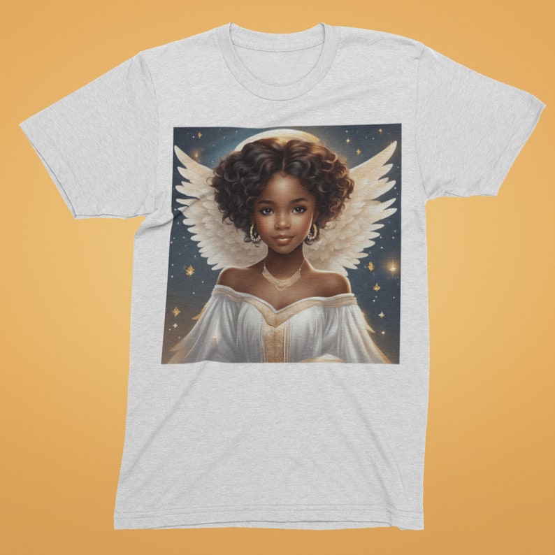 African American Angel, Black Angel Digital Print, African American Art ...