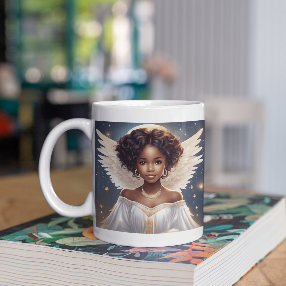 African American Angel, Black Angel Digital Print, African American Art ...