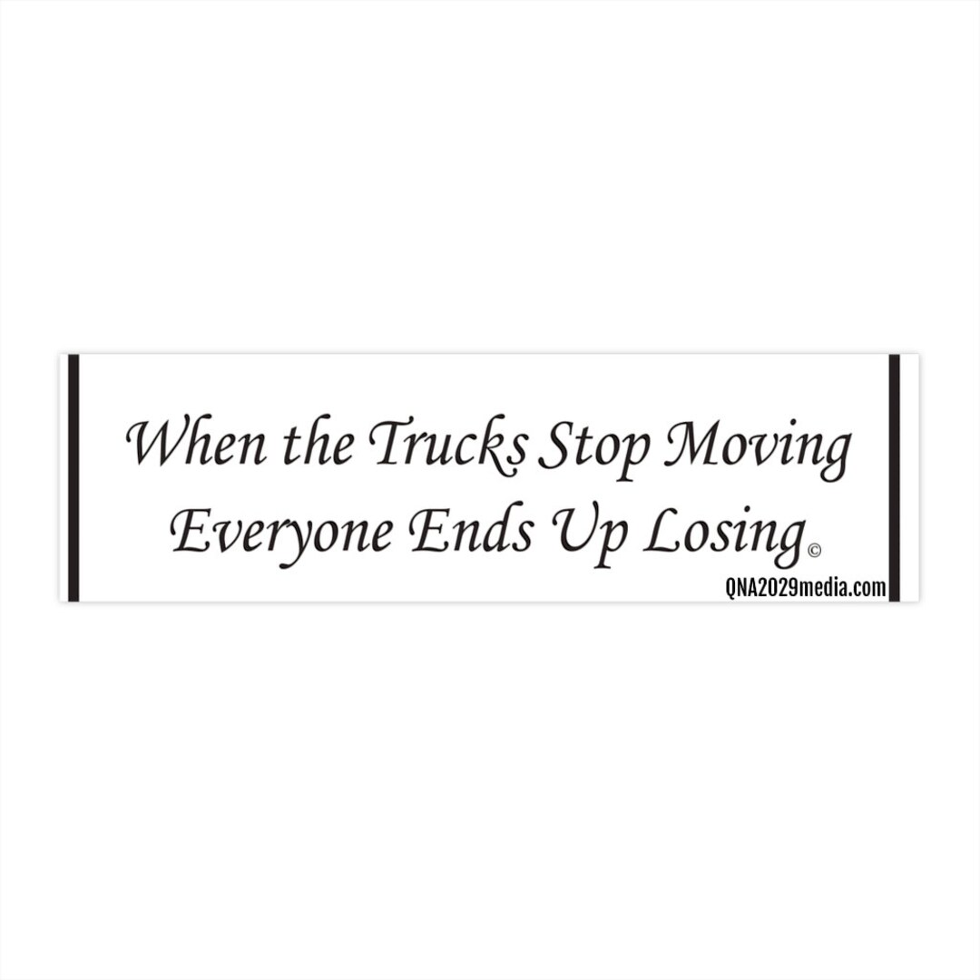 Trucker Bumper Sticker by Qlnoble - Etsy