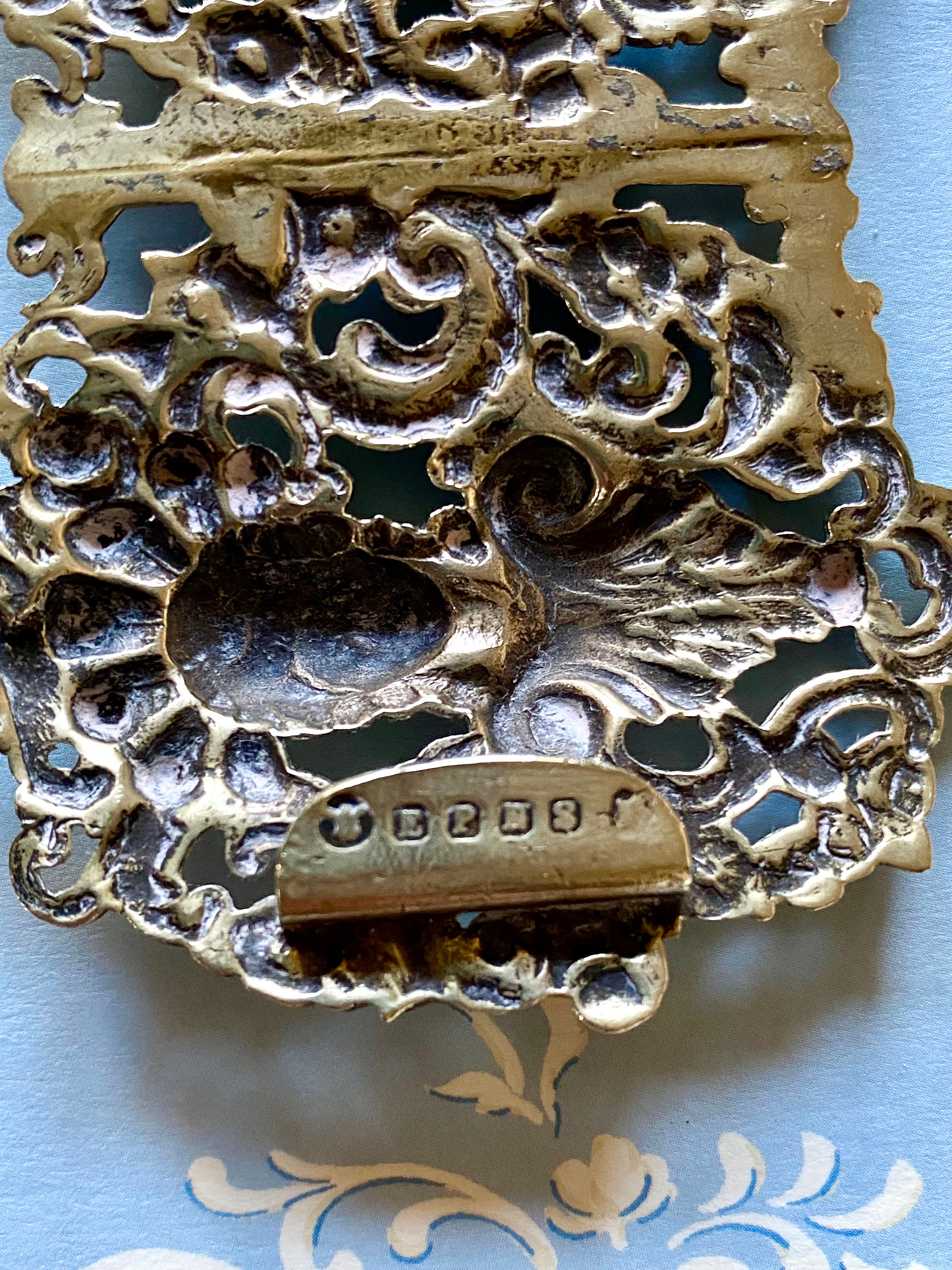 Silver Plated Edwardian Nurses Buckle - Etsy