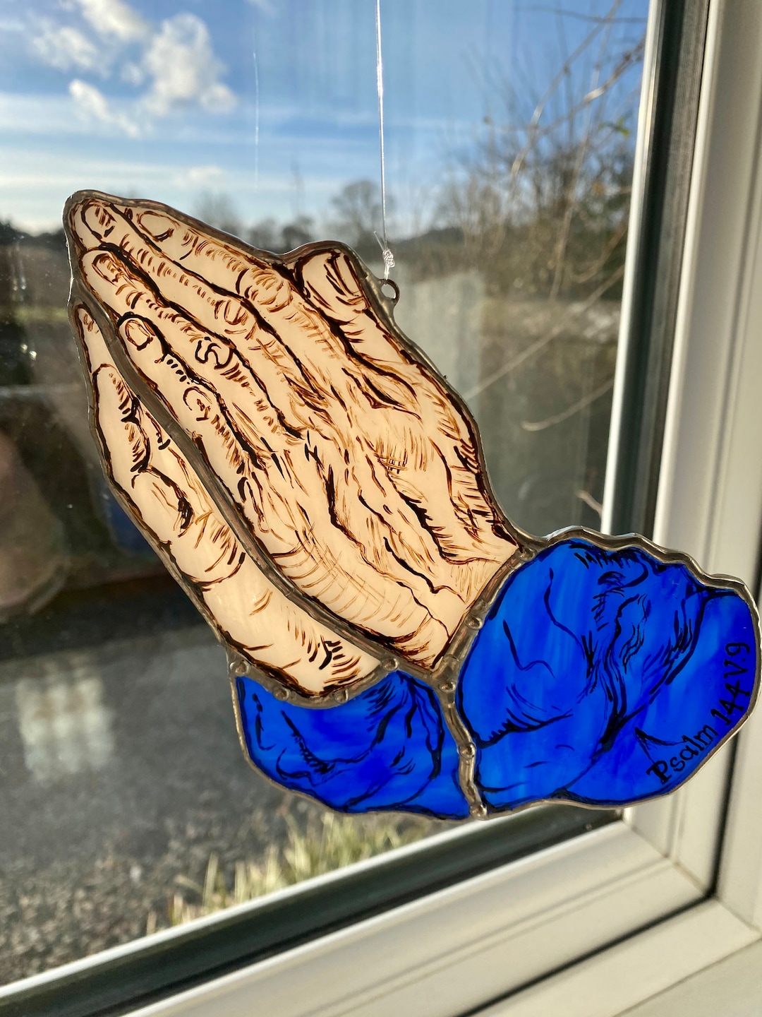 Stained Glass Praying Hands - Etsy