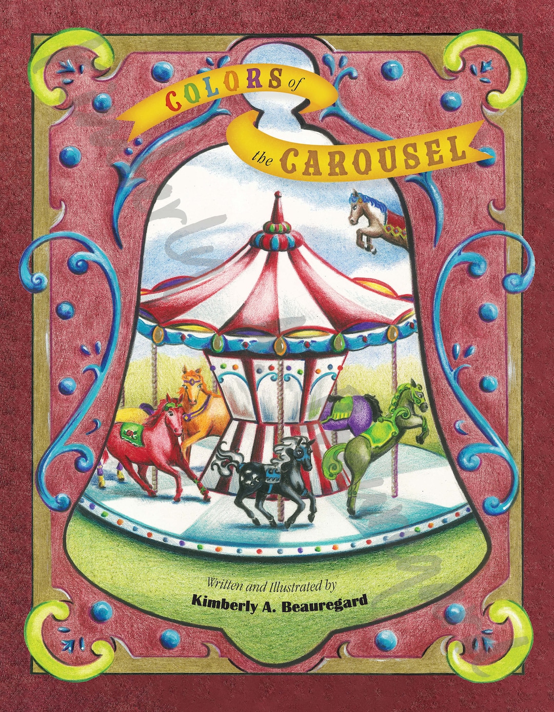 Colors of the Carousel - Children’s Book That Teaches Color - Etsy