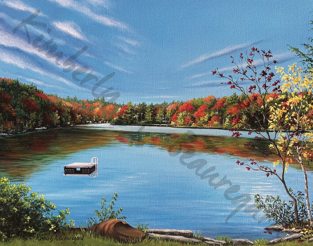 Center Pond, Becket, MA. 11” X 14” Fine Art Print - Etsy