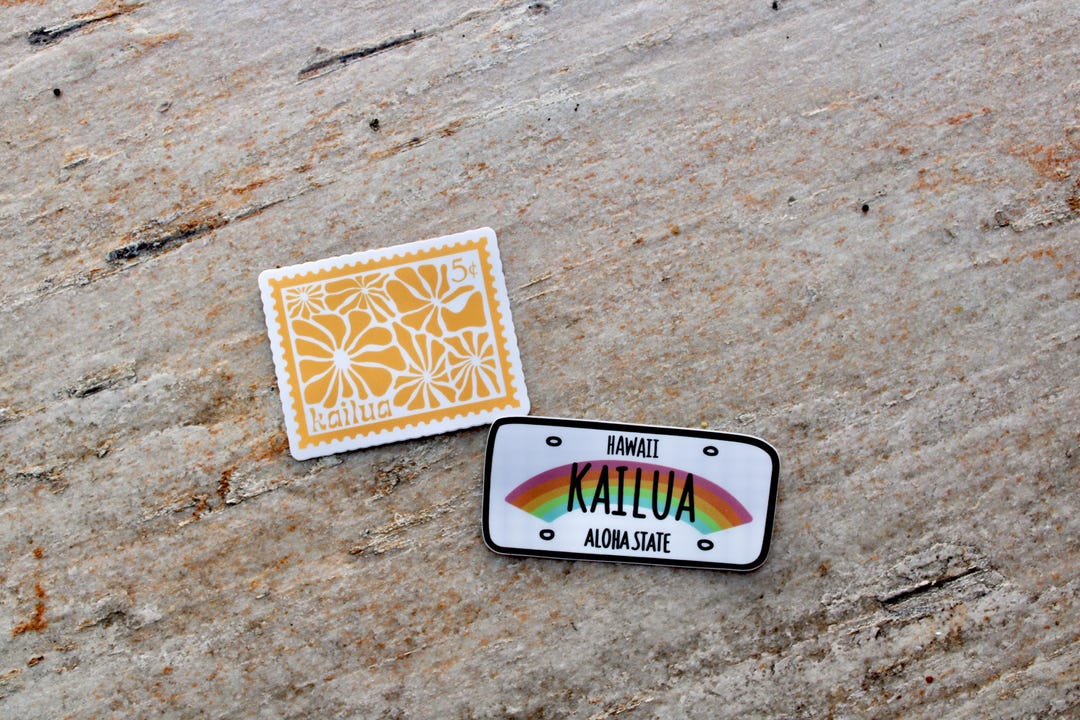 Kailua Hawaiʻi Sticker Pack - Etsy