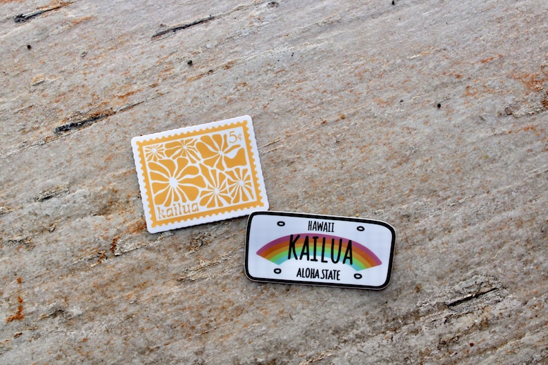 Kailua Hawaiʻi Sticker Pack - Etsy