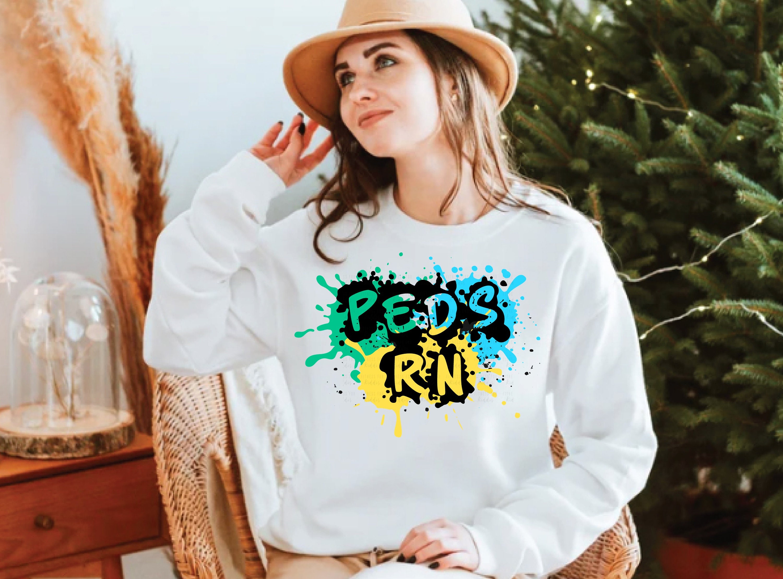 Splatter Pediatric RN Svg, Splatter Paint Svg, Peds Svg, Registered ...