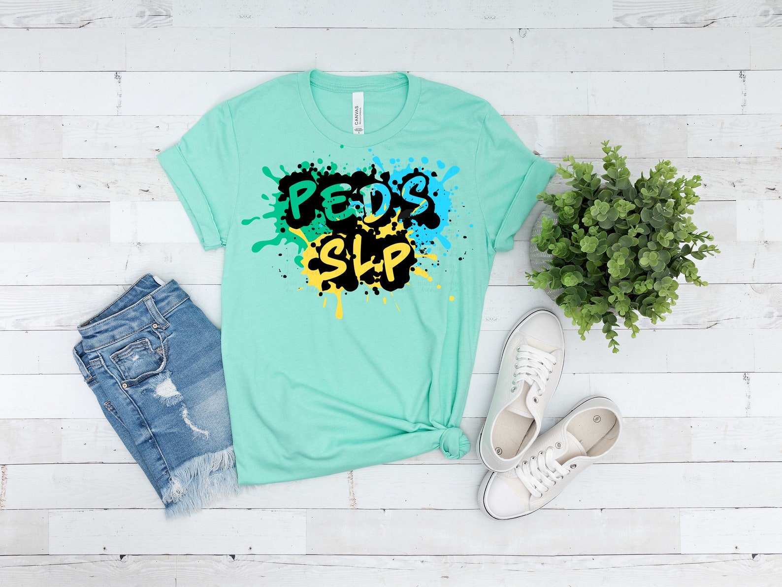 Splatter Pediatric Speech Therapist Svg, Splatter Paint Svg, Peds Svg ...