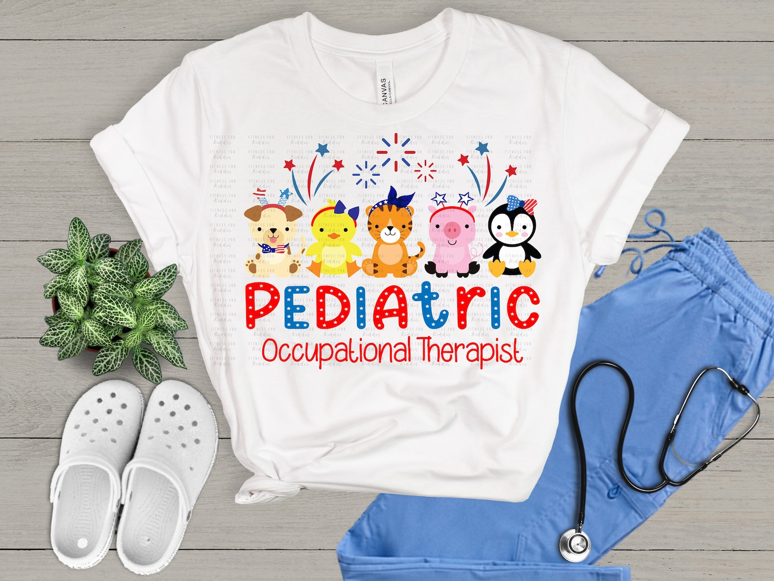 Fourth of July Peds Occupational Therapist Svg, July 4th OT, Peds Svg ...