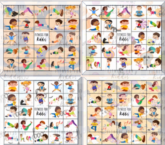 Halloween Fitness Bingo Bundle L Kids Bingo L Brain Breaks for - Etsy UK