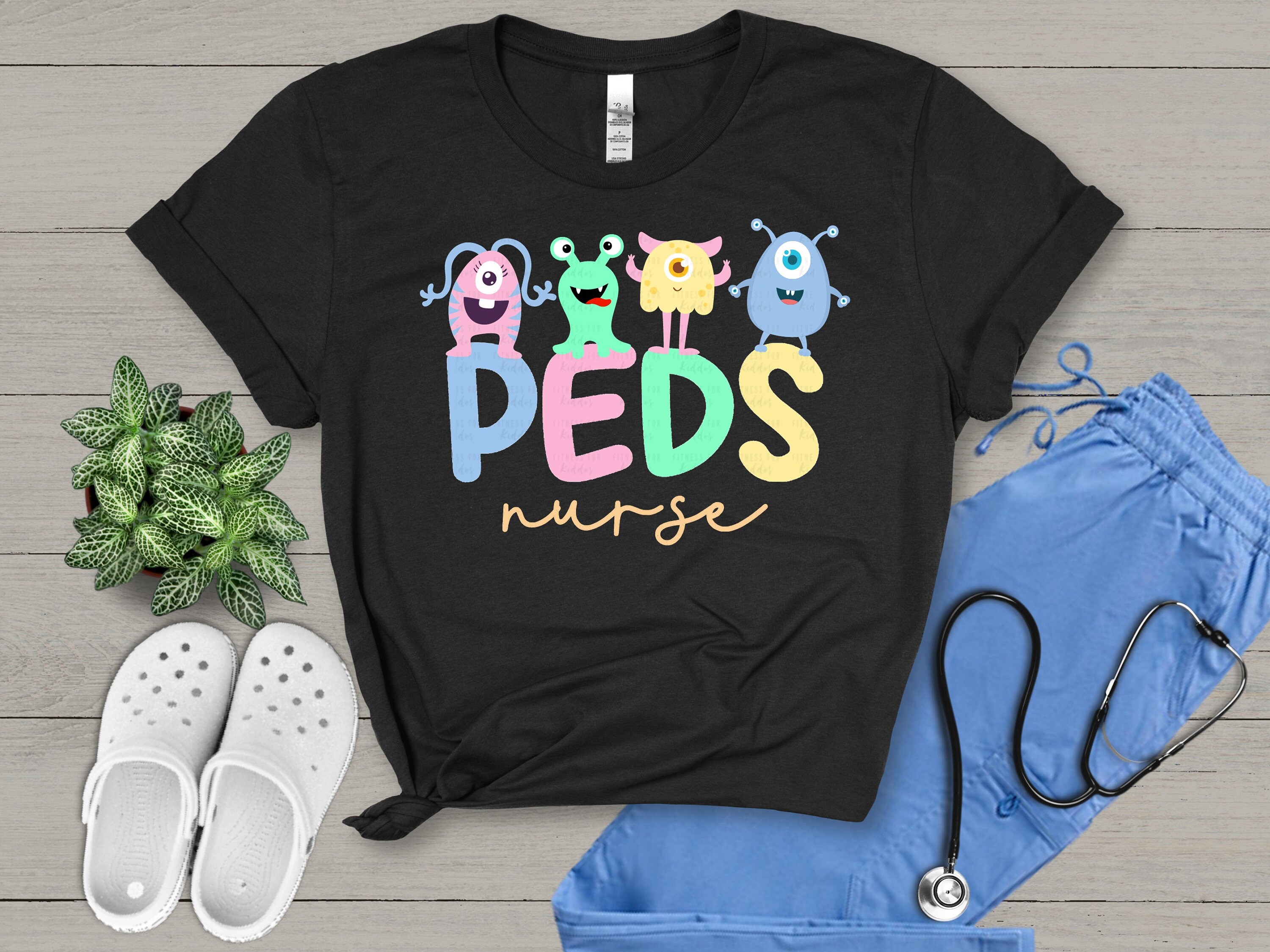 Baby Monster Nurse Svg, Peds Svg, Nurse Svg, RN Svg, Registered Nurse ...