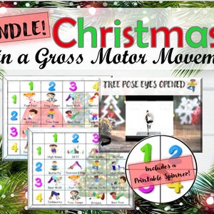 Christmas Spin a Gross Motor Movement L Brain Breaks for Kids L Kids ...