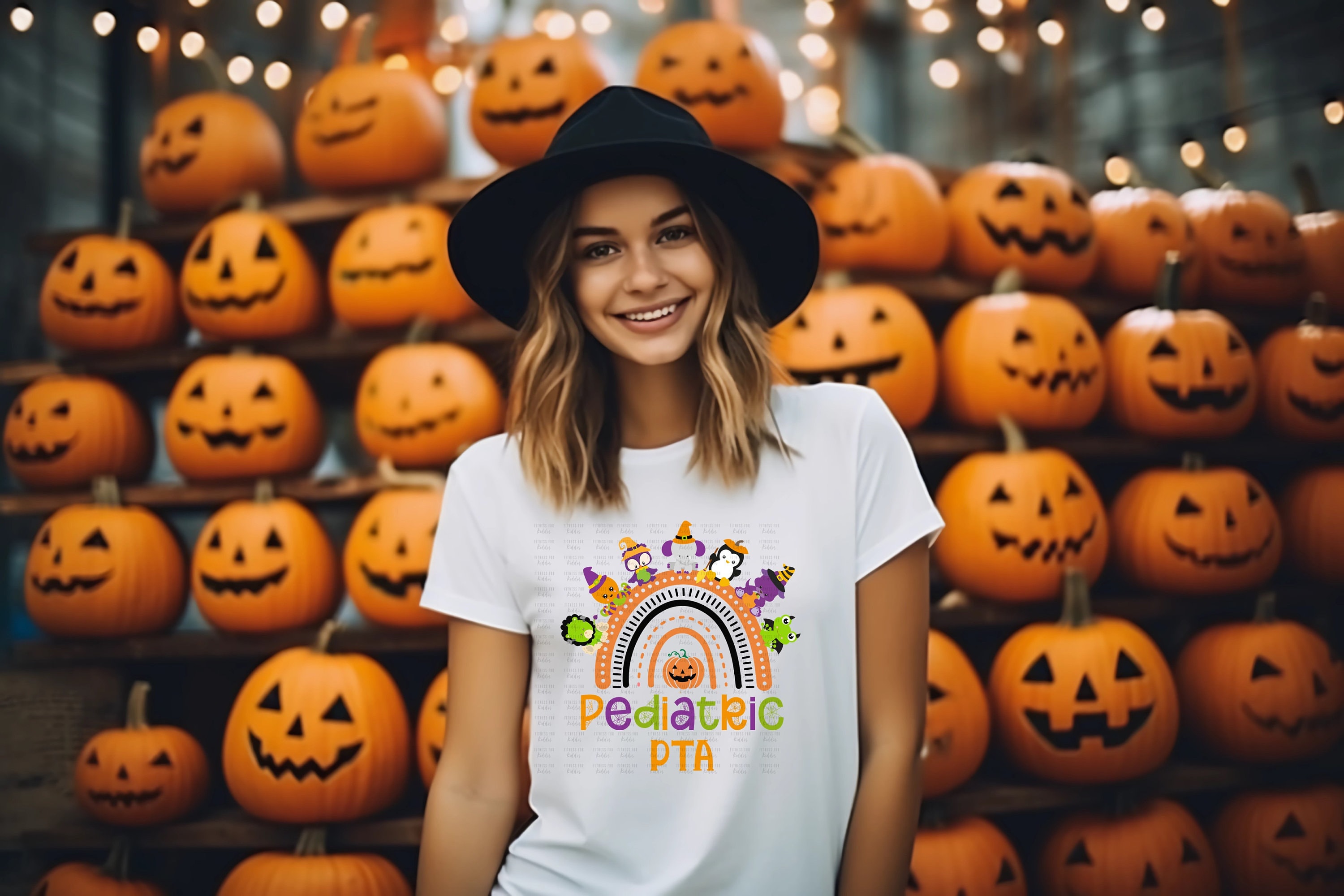 Halloween Rainbow Peds PTA Svg, Halloween Physical Therapist Assistant ...
