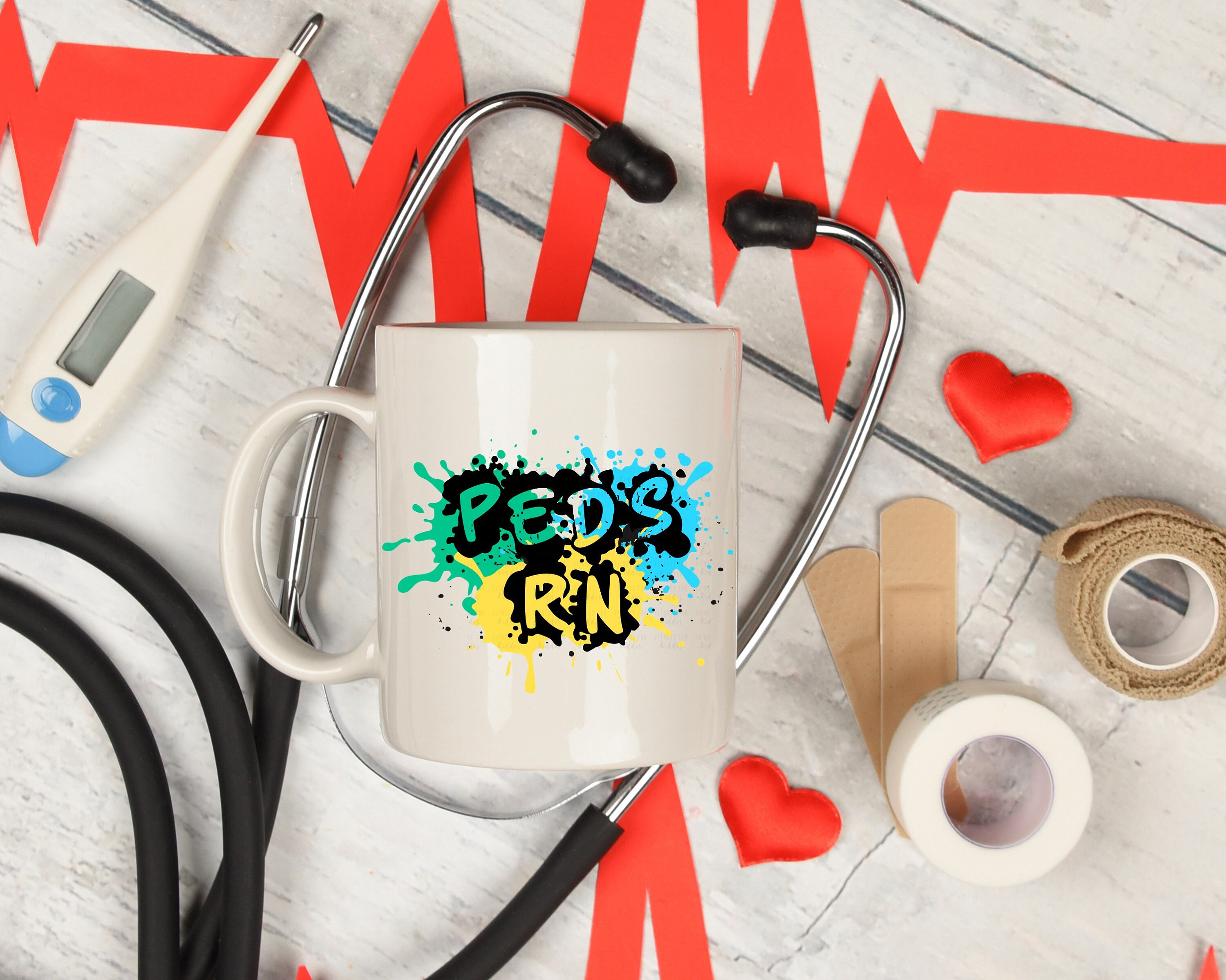 Splatter Pediatric RN Svg, Splatter Paint Svg, Peds Svg, Registered ...