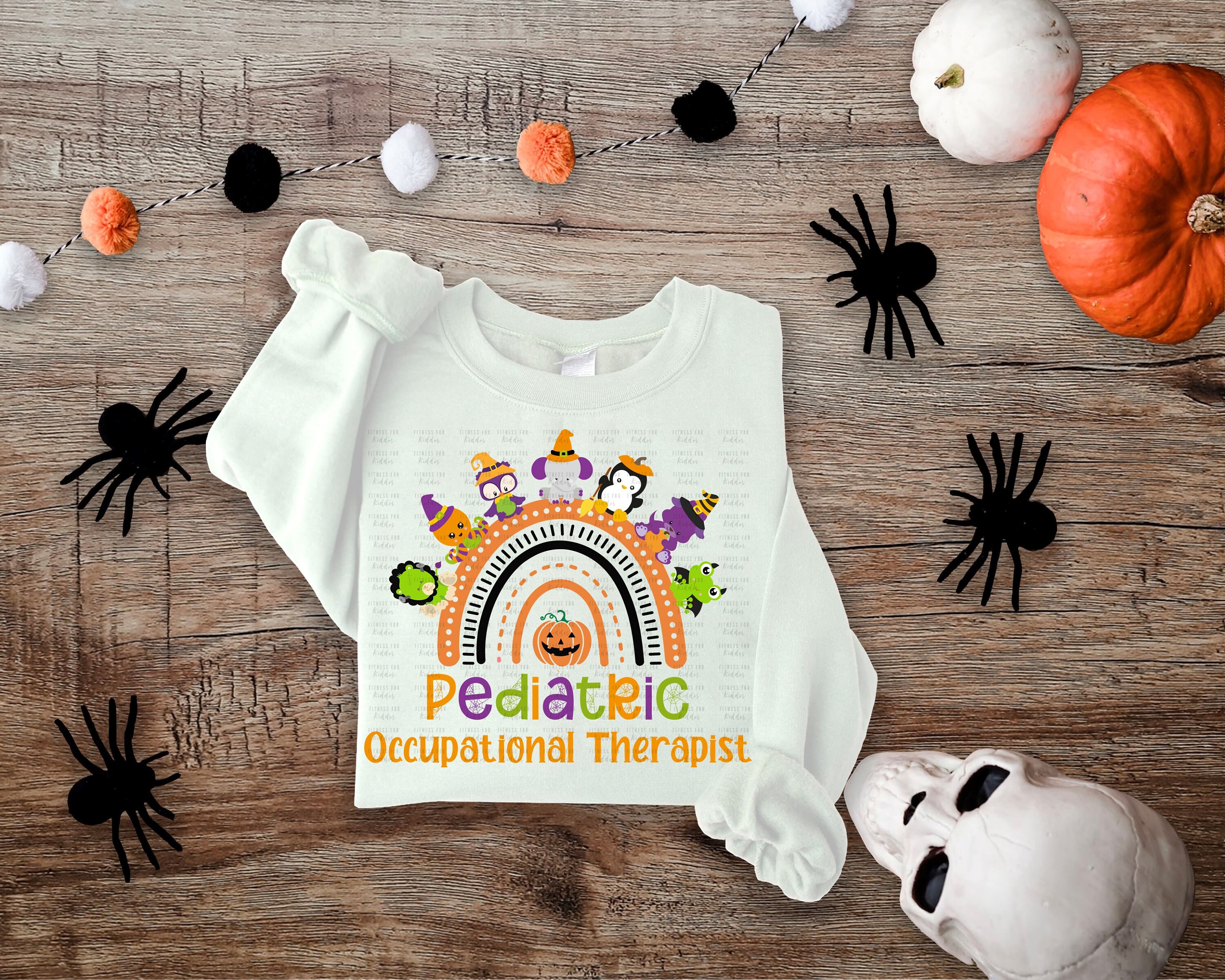 Halloween Rainbow Peds OT Svg, Halloween Occupational Therapist, Fall ...