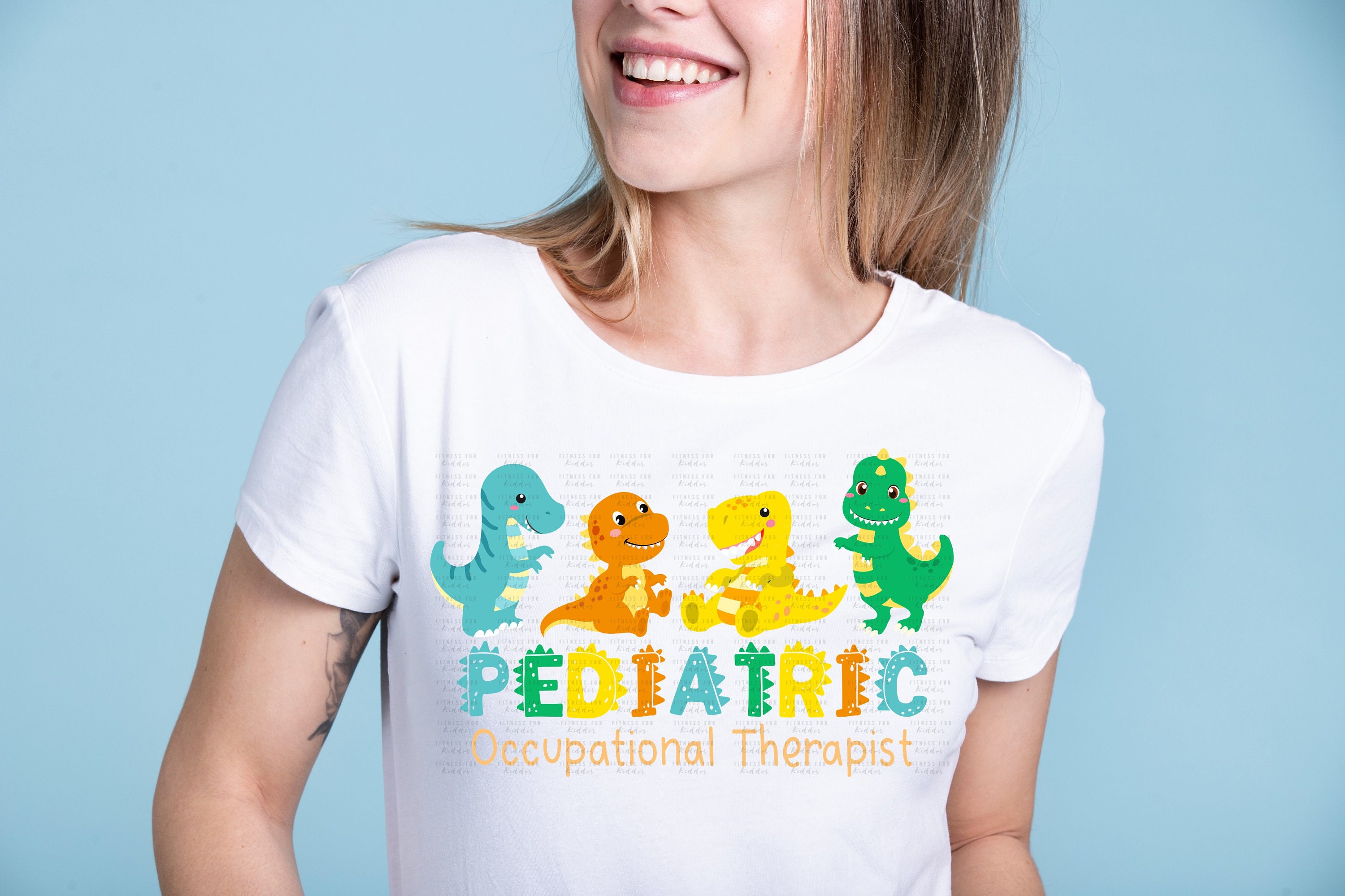 Dino Peds Occupational Therapist Svg, Dinosaur OT, Peds Svg ...