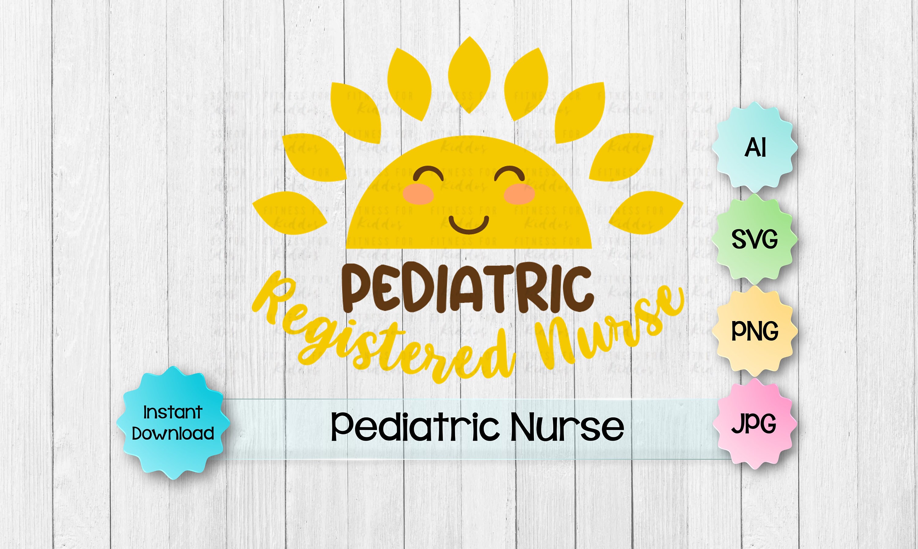 Sunshine Pediatric Nurse Svg, Peds Svg, Registered Nurse Svg ...