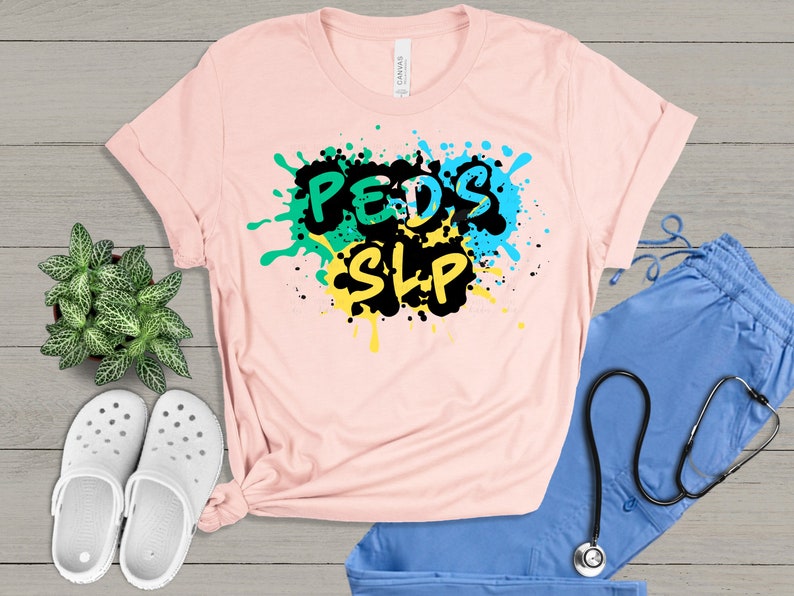 Splatter Pediatric Speech Therapist Svg, Splatter Paint Svg, Peds Svg ...