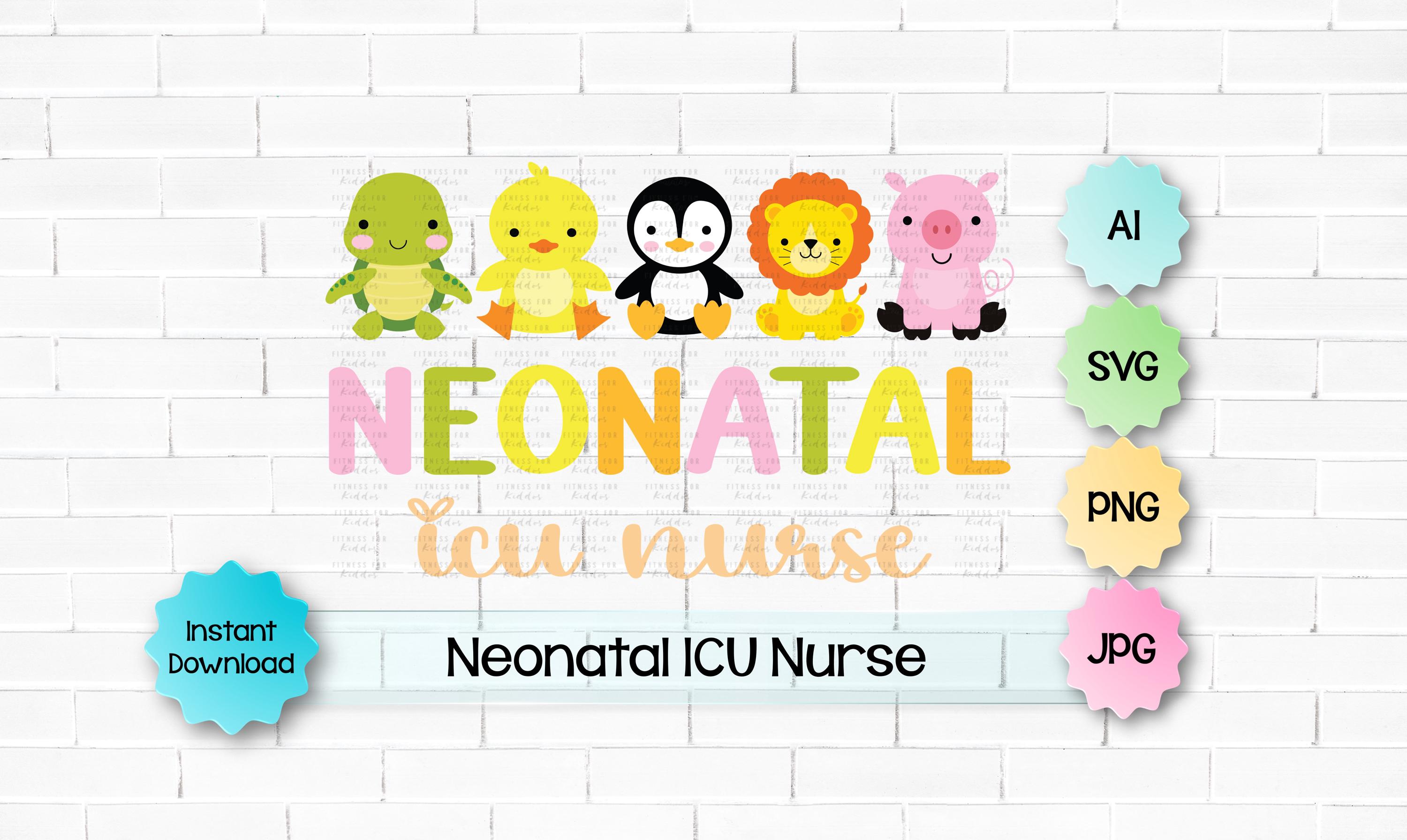 NEW Animal Neonatal ICU Nurse 2 Svg, Peds Nurse Svg, NICU Nurse Svg ...
